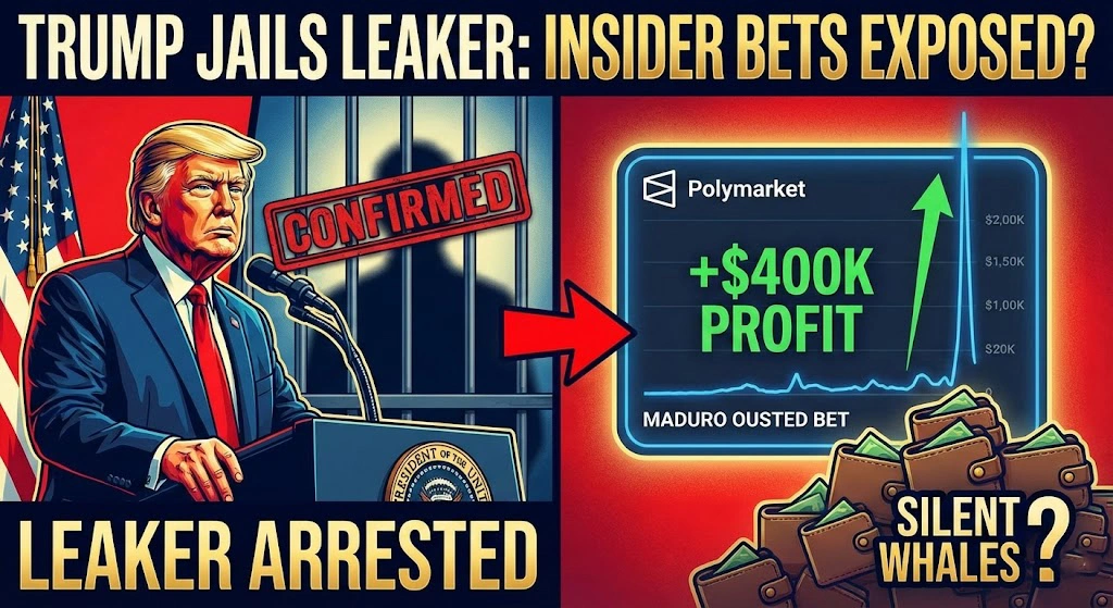 Trump Jails Venezuela Leaker: Polymarket Whales Silent